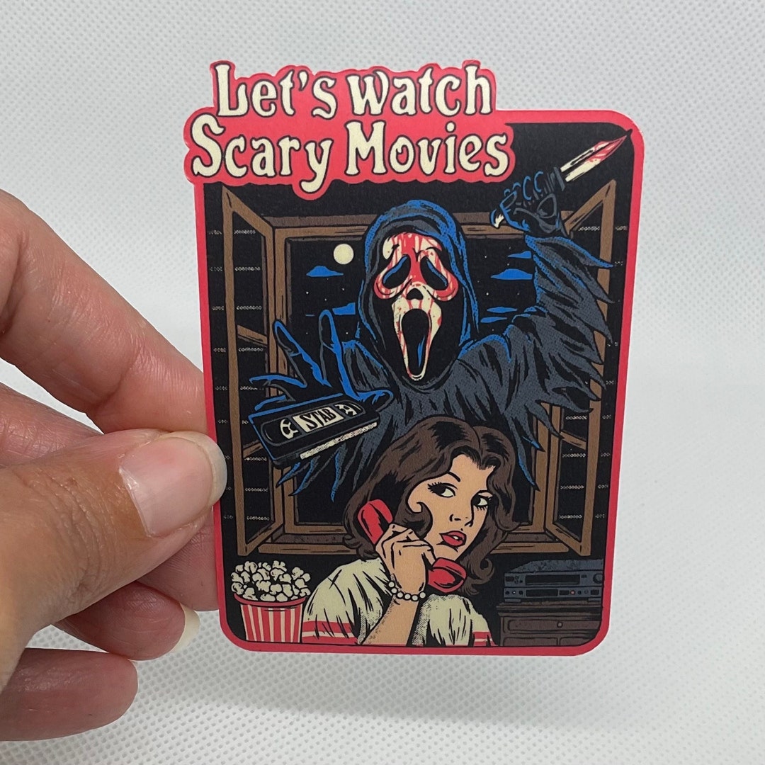 Scary Retro Ghostface Vinyl Stickers: Water-resistant Scream - Etsy Canada