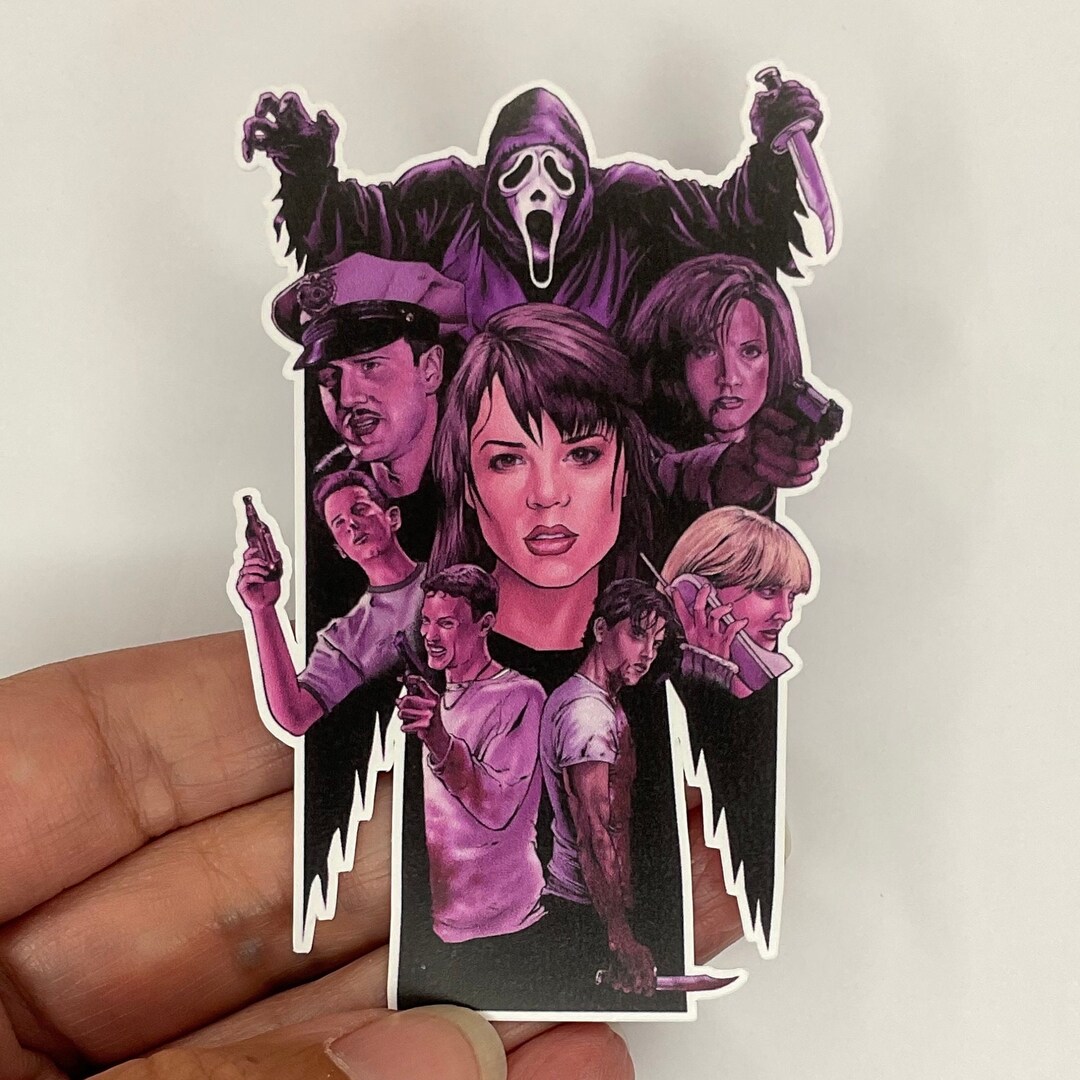 Classic Scream Movie Characters Sticker Iconic Horror Decals From the ...