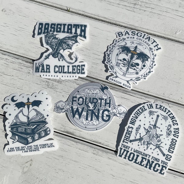 Bookish Merch Stickers - Etsy