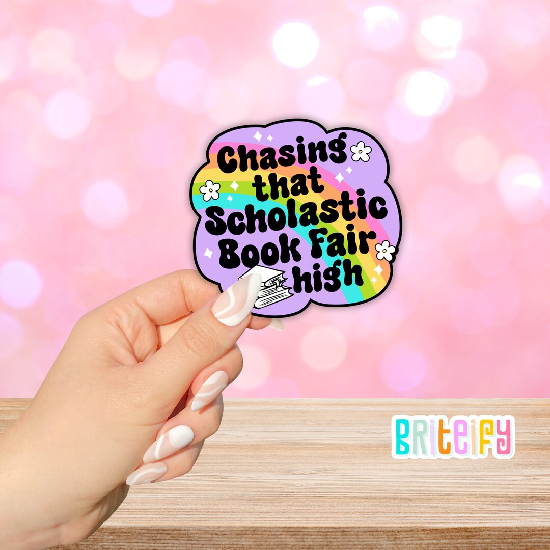 Chasing That Scholastic Book Fair High Waterproof Sticker for Kindles ...