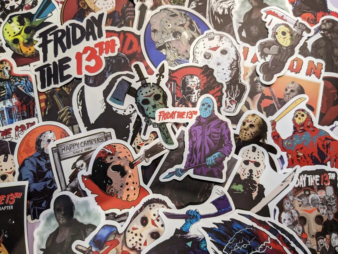 25pc Classic Horror Movie Jason Stickers Random Sticker Pack - Etsy