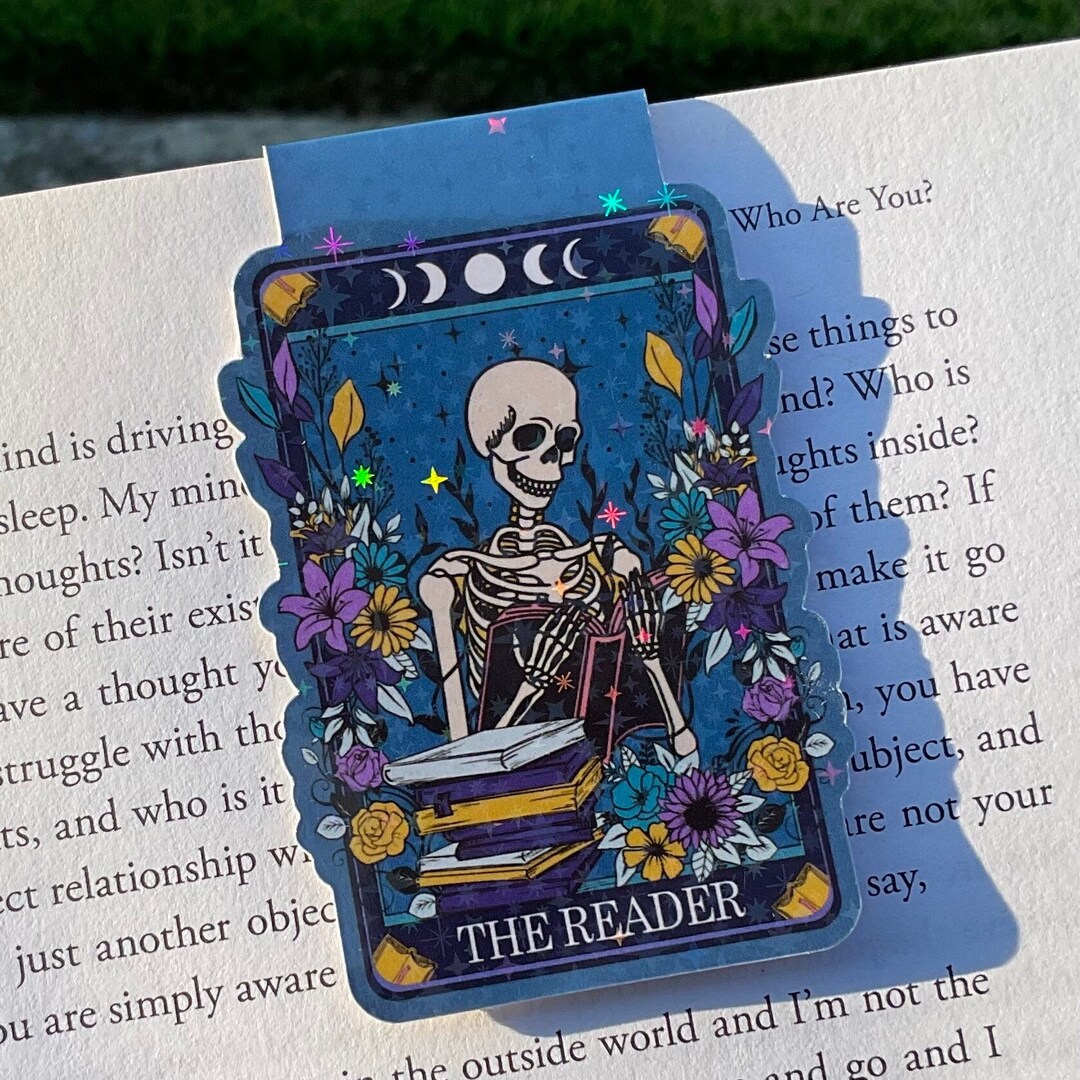 The Reader Tarot Card Holographic Magnetic Bookmark Mystical Tarot ...