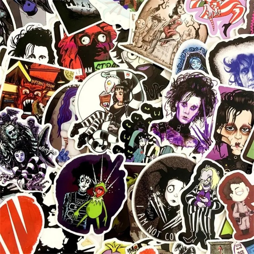 5-25pc Strange and Unusual Tim Burton Themed Random Sticker Packs ...