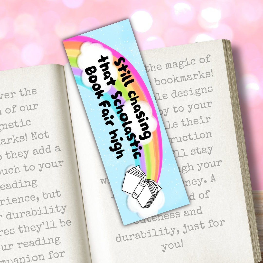 Scholastic Book Fair High Classic Bookmark, Bookish Gifts, Handmade ...