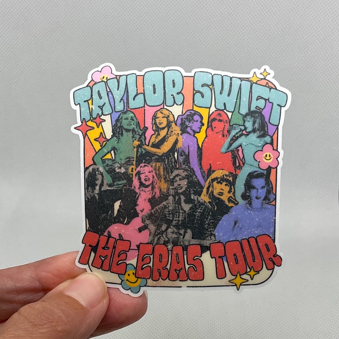 Taylor Sticker, Swift Eras Tour Name Sticker, Swiftie Fan Merch, Music ...