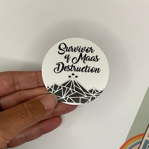Survivor of Maas Destruction Stickers Empowerment Through - Etsy