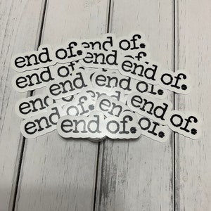 The Finish Line end Of. Vinyl Sticker, Kindle Sticker, Ravenhood, Kate ...