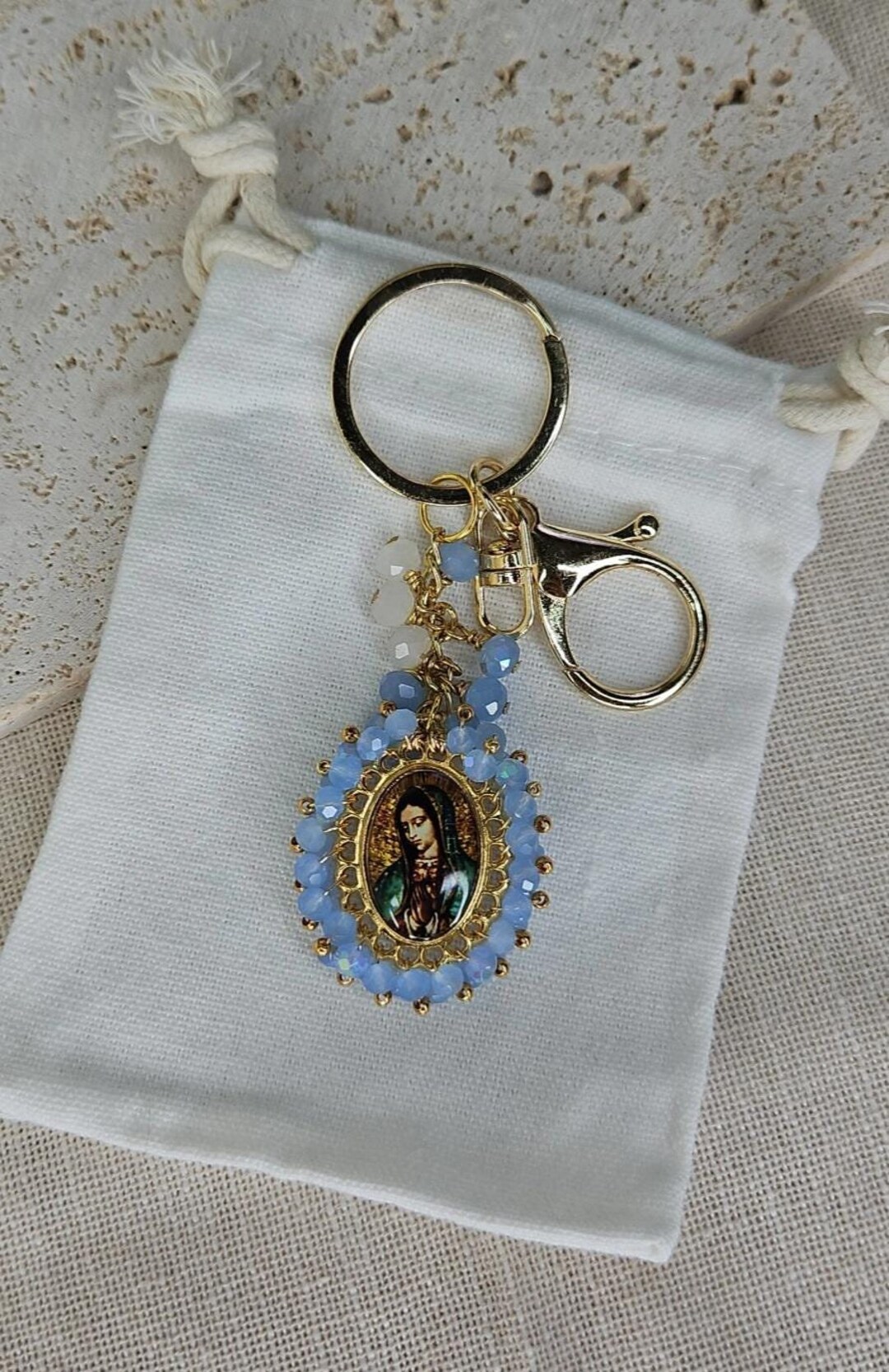 Virgin Mary Keychain / the Virgin of Guadalupe / Virgin Mary / Mother ...
