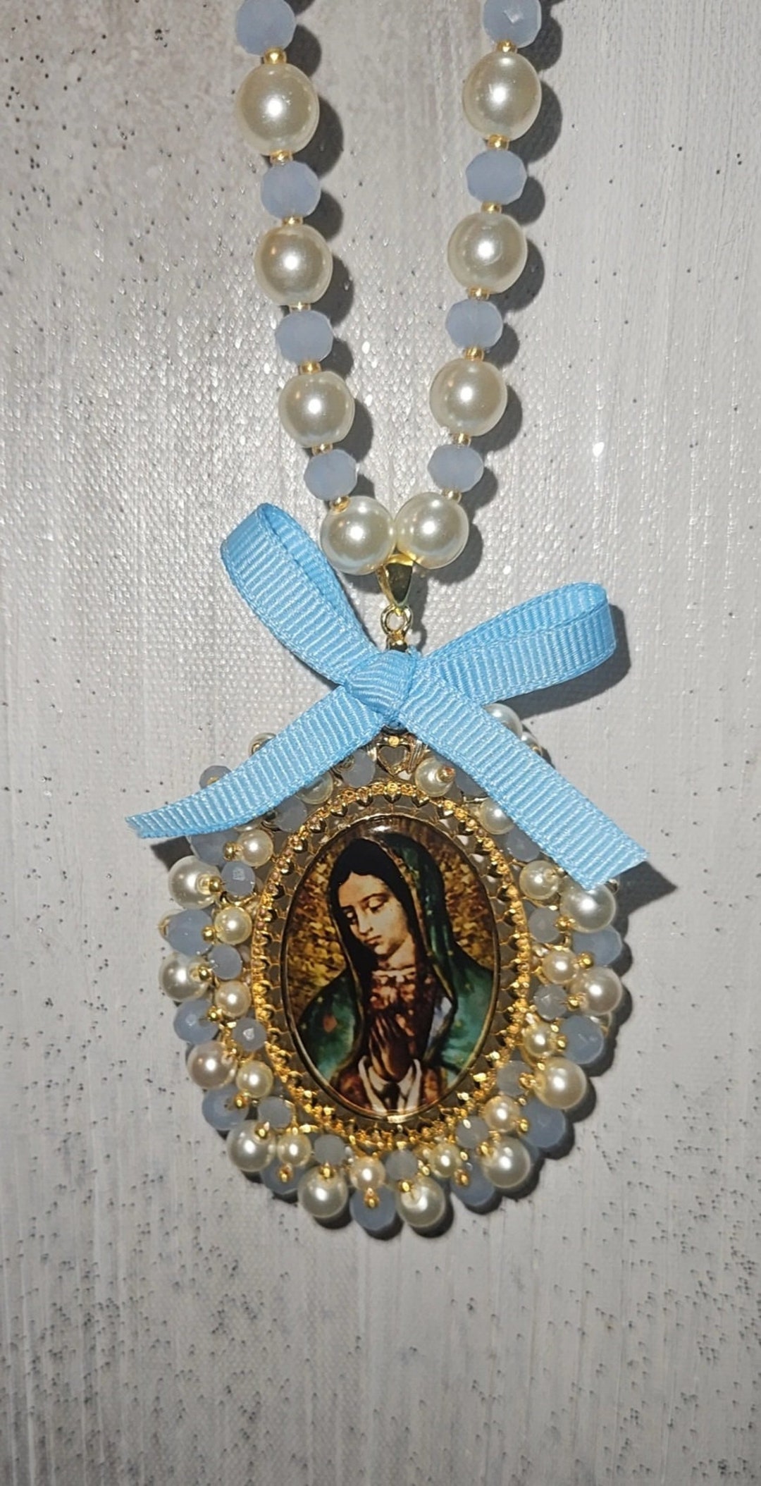 Virgin Mary Car Charm,car Decoration, Car Accessories, Rearview Mirror ...