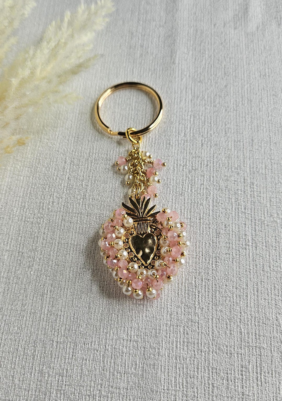 Sacred Heart of Jesus Keychain - Religious Keychain - Christian Gift ...