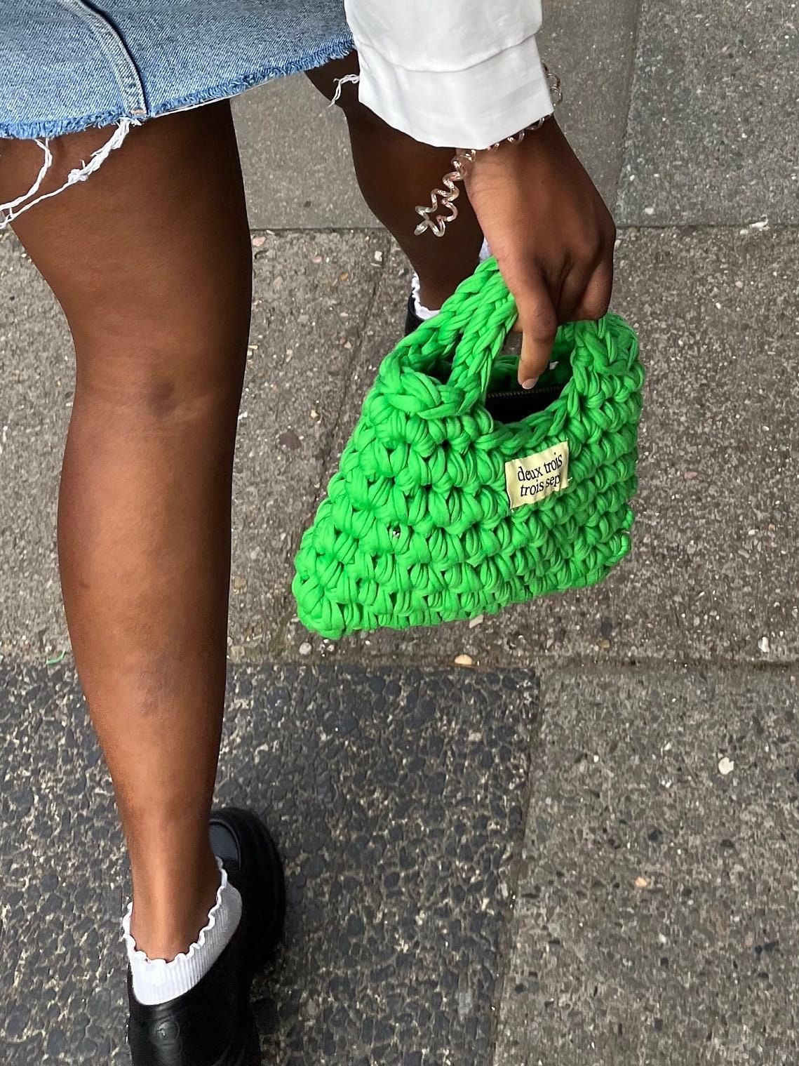 Mini Chunky Crochet Handbag (the Junior) - Etsy