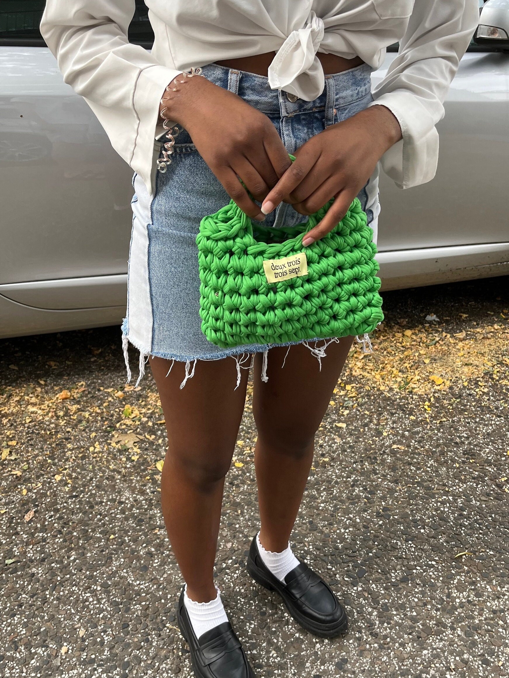 Mini Chunky Crochet Handbag (the Junior) - Etsy