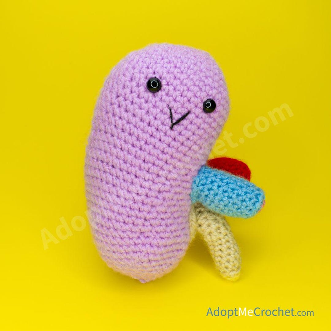 Kidney Crochet Plush Amigurumi Organ Series - Etsy