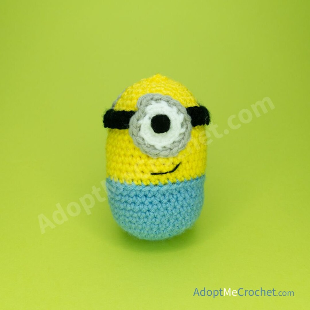 Yellow Buddy (minion) Egg Crochet Plush Amigurumi - Etsy