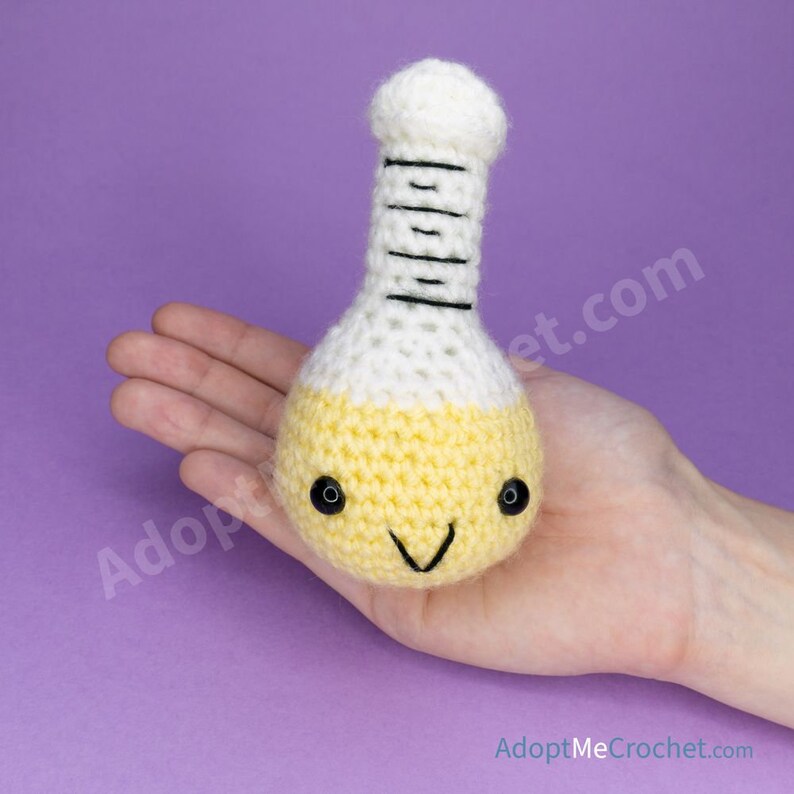 Laboratory Supplies (beaker, Flask, Test Tube) Crochet Plush Amigurumi ...