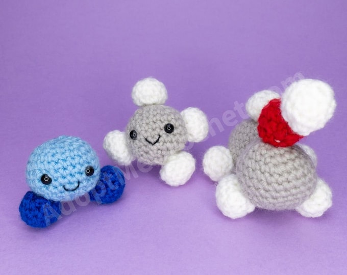 Molecules water, Methane, Ethanol Crochet Plush Amigurumi Chemistry ...