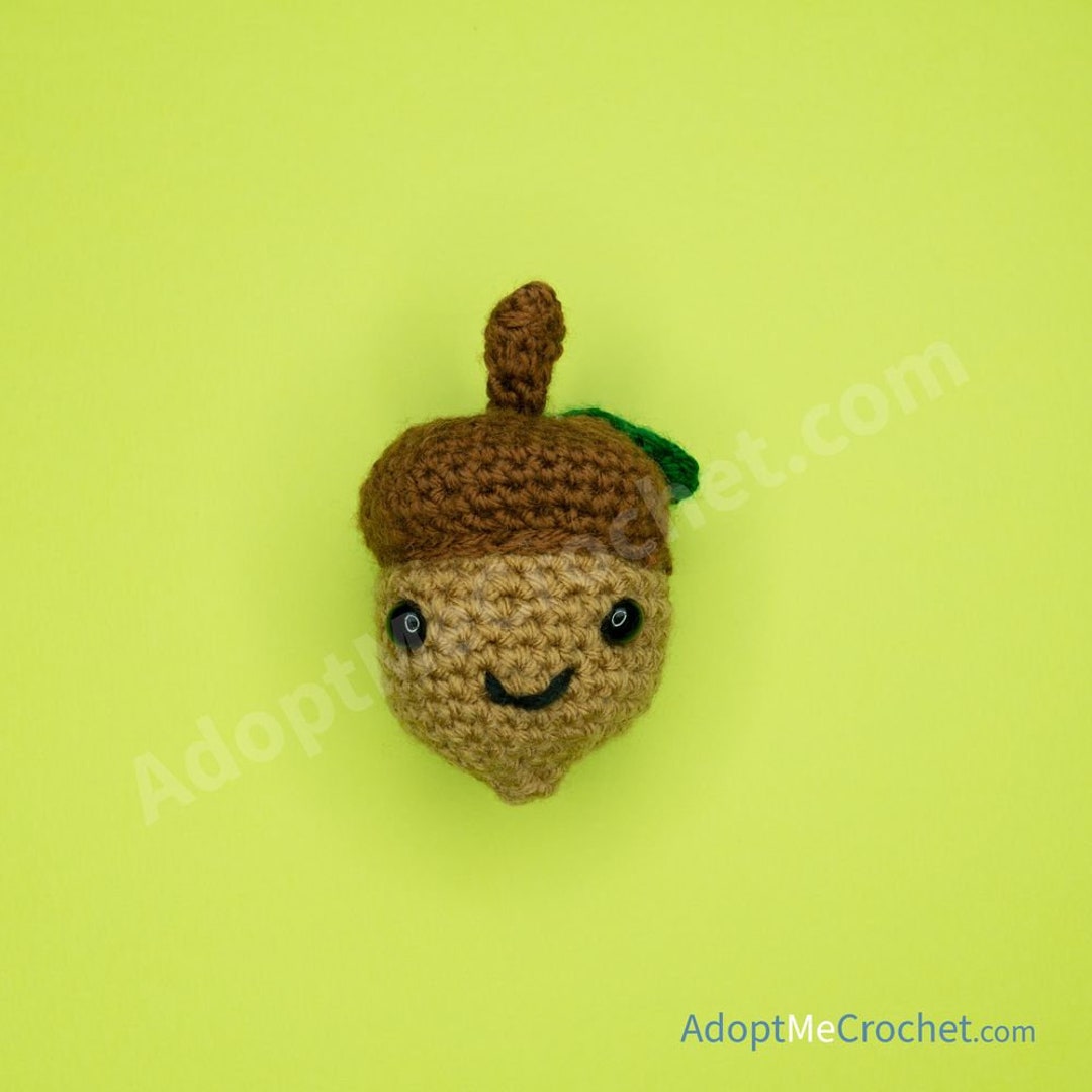 Adam the Acorn Crochet Plush Amigurumi - Etsy