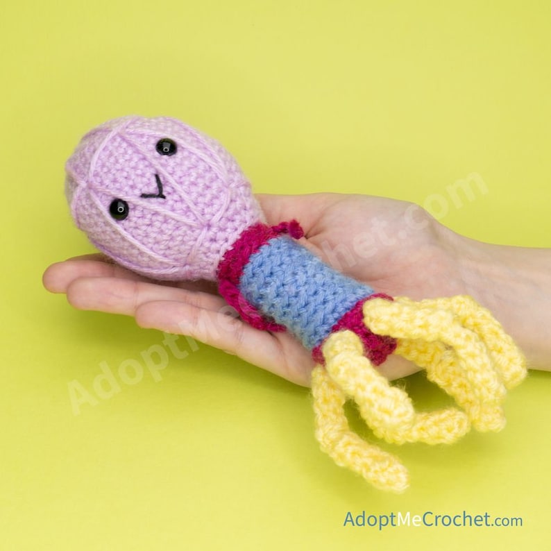 Bacteriophage (phage) Microbiology Crochet Plush Amigurumi Biology ...