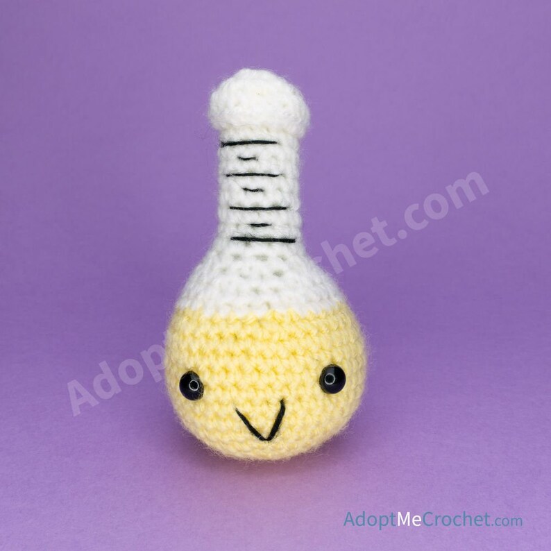 Laboratory Supplies (beaker, Flask, Test Tube) Crochet Plush Amigurumi ...