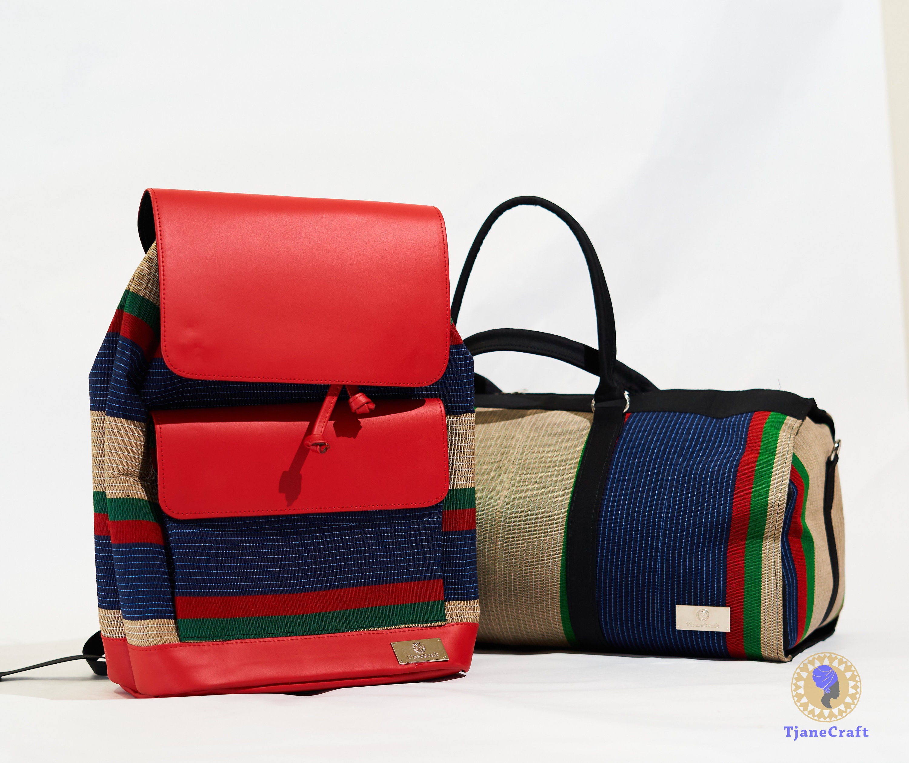 Lauren Aso-oke Duffle Bag + Amoke Backpack - Etsy