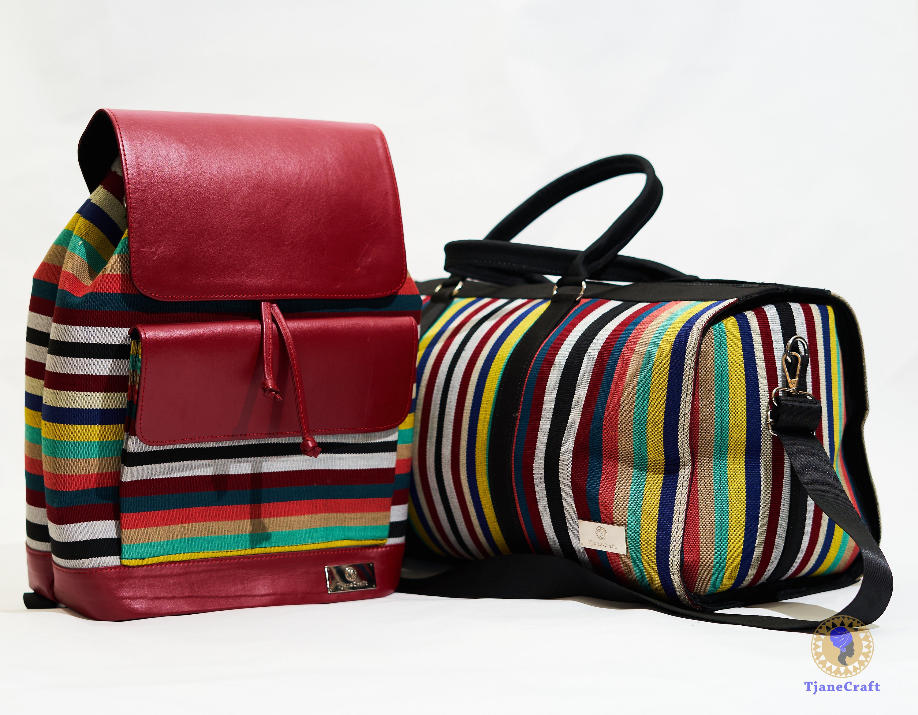 Lauren Aso-oke Duffle Bag + Amoke Backpack - Etsy