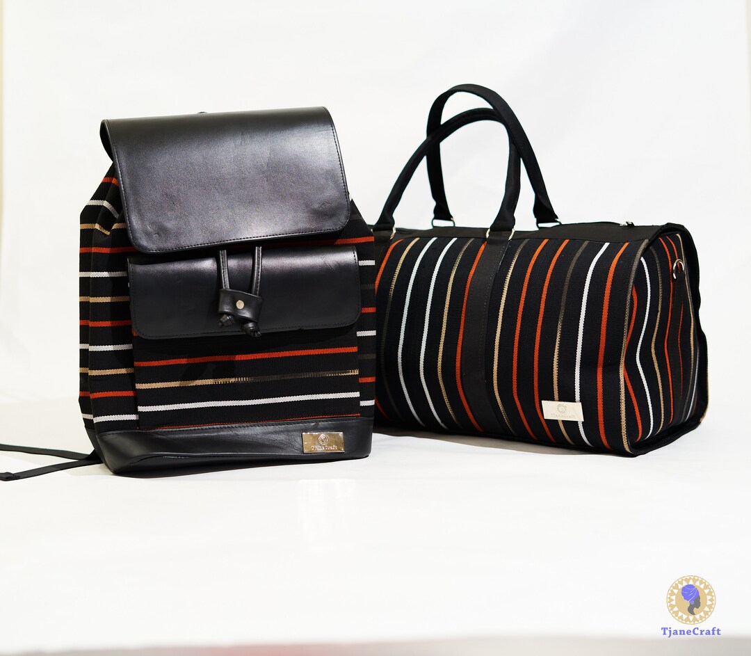 Lauren Aso-oke Duffle Bag + Amoke Backpack - Etsy