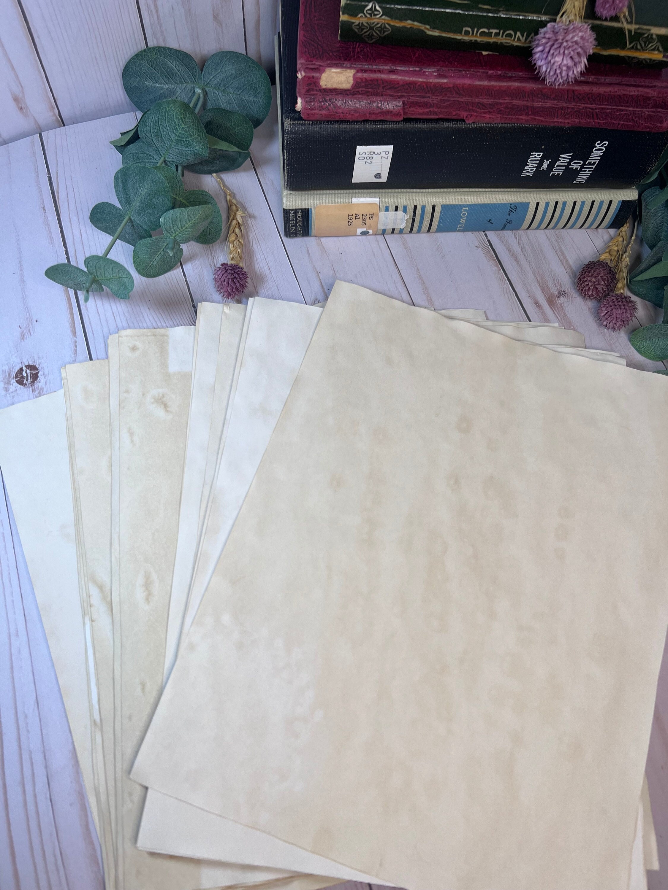 Coffee-dyed Paper Pack - Etsy
