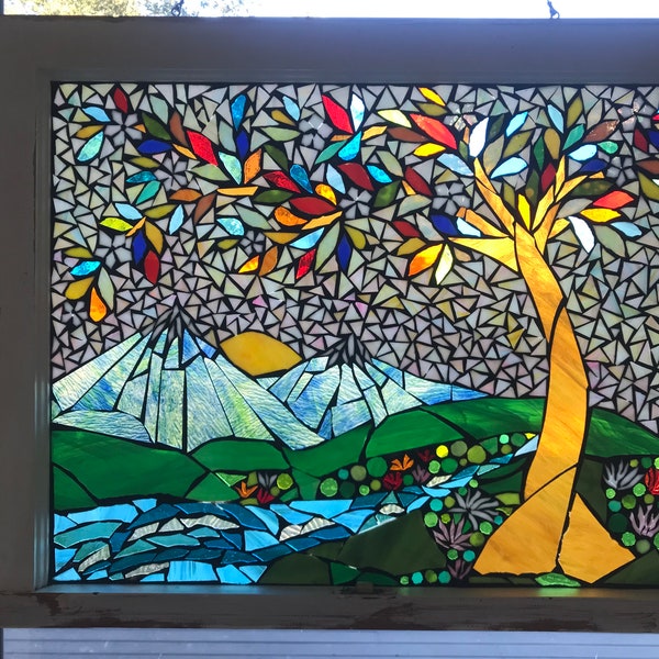 Glass Mosaic Art - Etsy