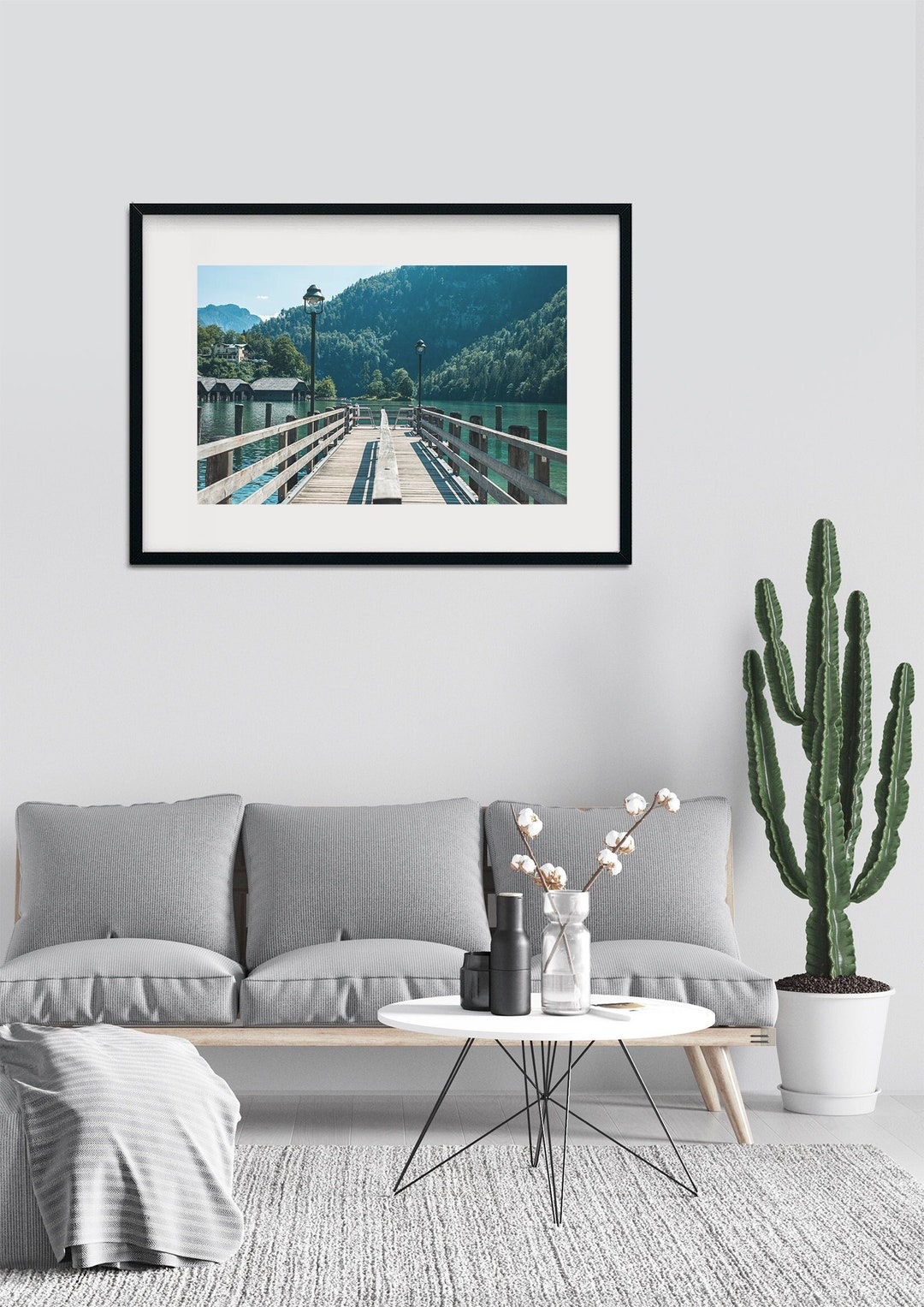 Scenic Lake Print, Printable Download, European Print, Lakefront View ...