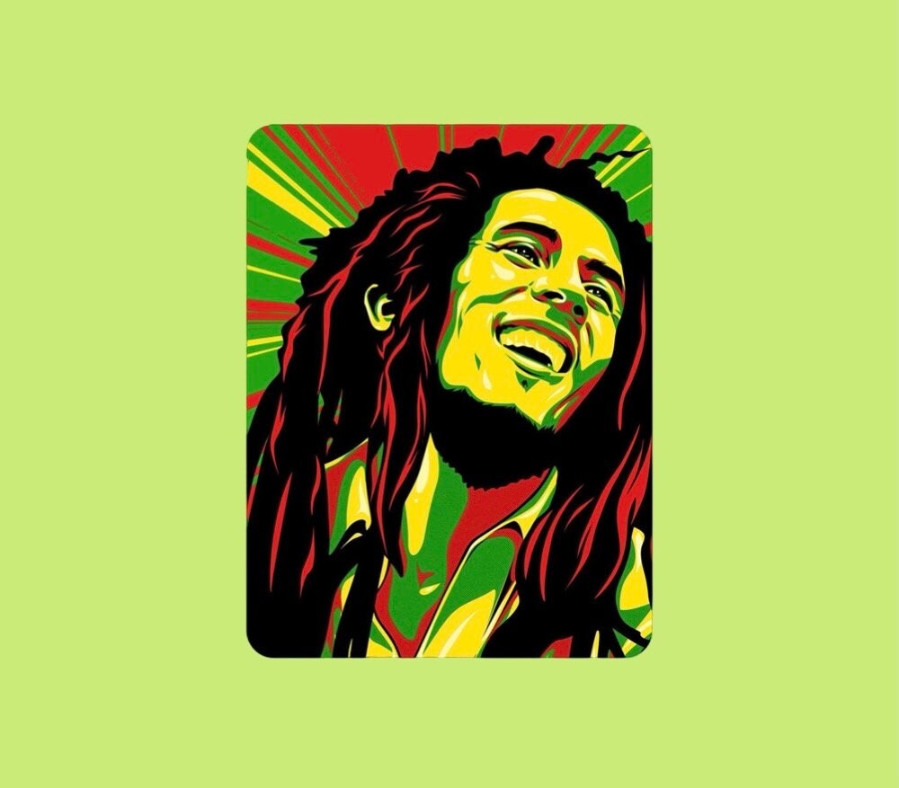 Bob Marley Sticker Iconic Reggae Legend Vinyl Decal - Etsy