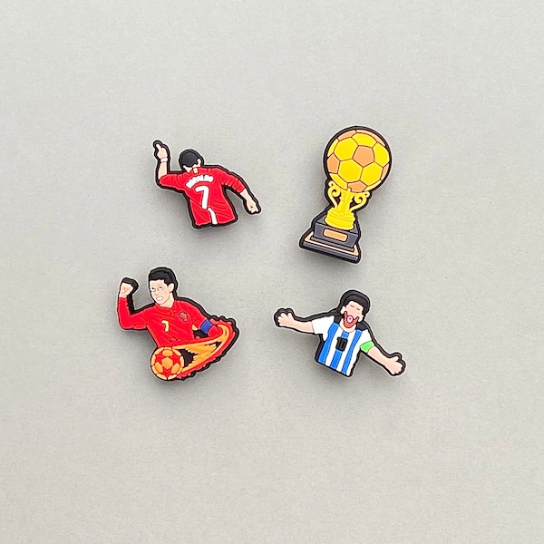 Ronaldo Soccer Croc Charms - Etsy