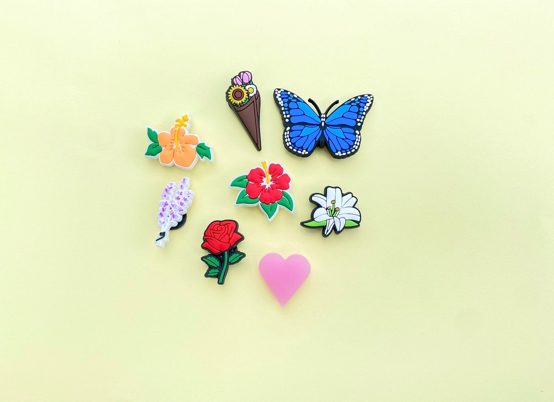 Cute Aesthetic Shoe Charms - Flower Shoe Charms - Shoe Accessories - Etsy