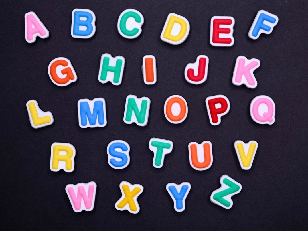 Colorful Letter Shoe Charms / Alphabet A-Z Charms for Shoes/ Shoe ...