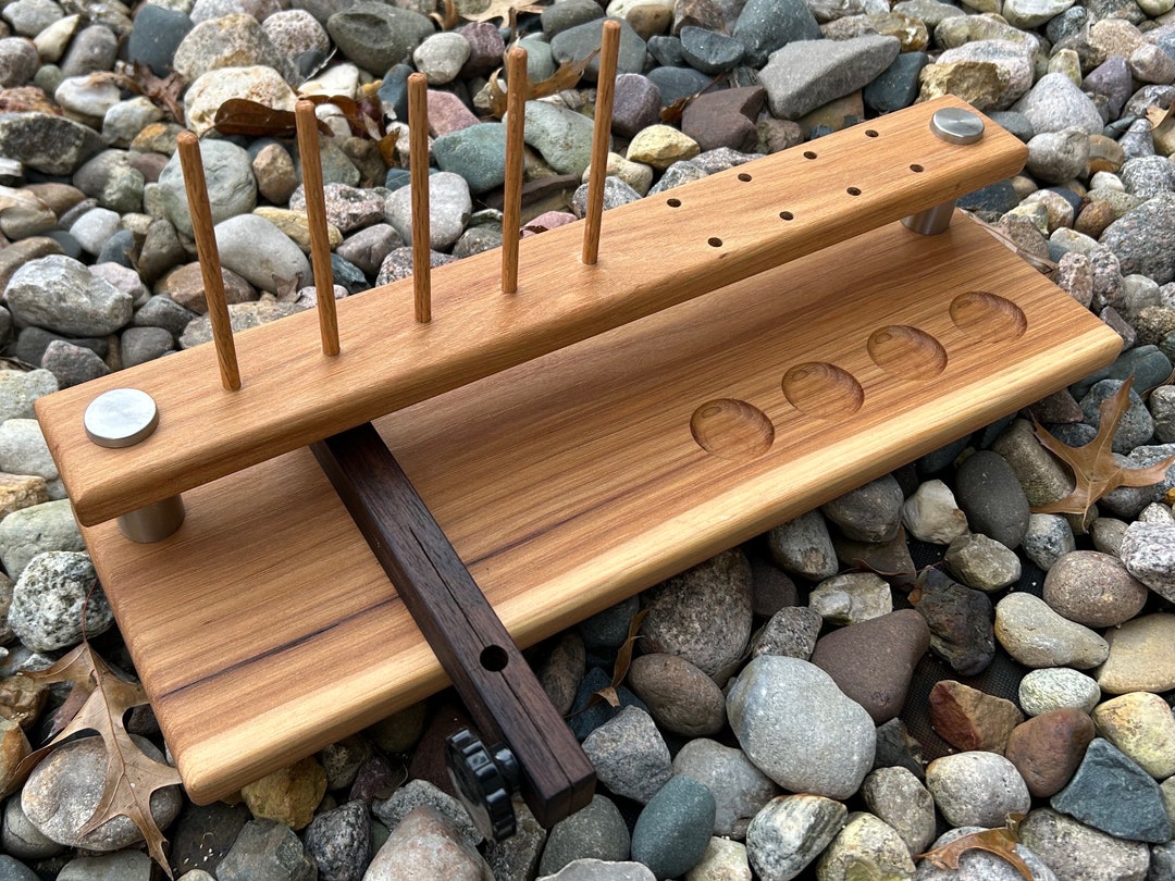 Hand Made in America Small Hardwood Fly Tying Station - Etsy