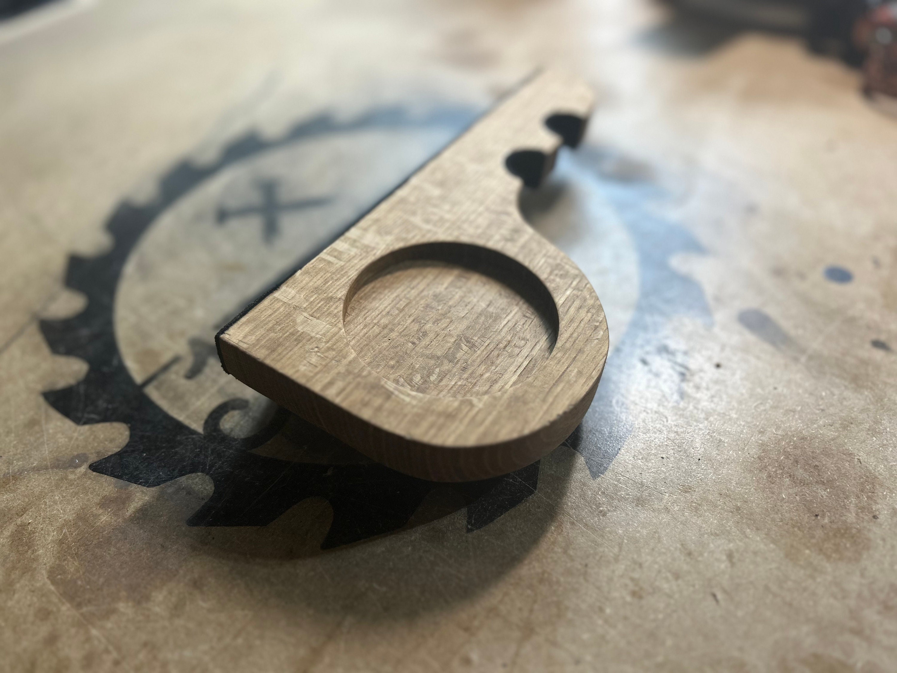 Unique Hand Made Magnetic Hardwood Rod Holder With Tray | Unique Gift ...