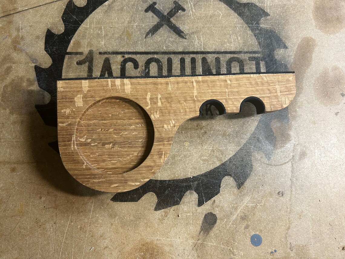 Unique Hand Made Magnetic Hardwood Rod Holder With Tray | Unique Gift ...