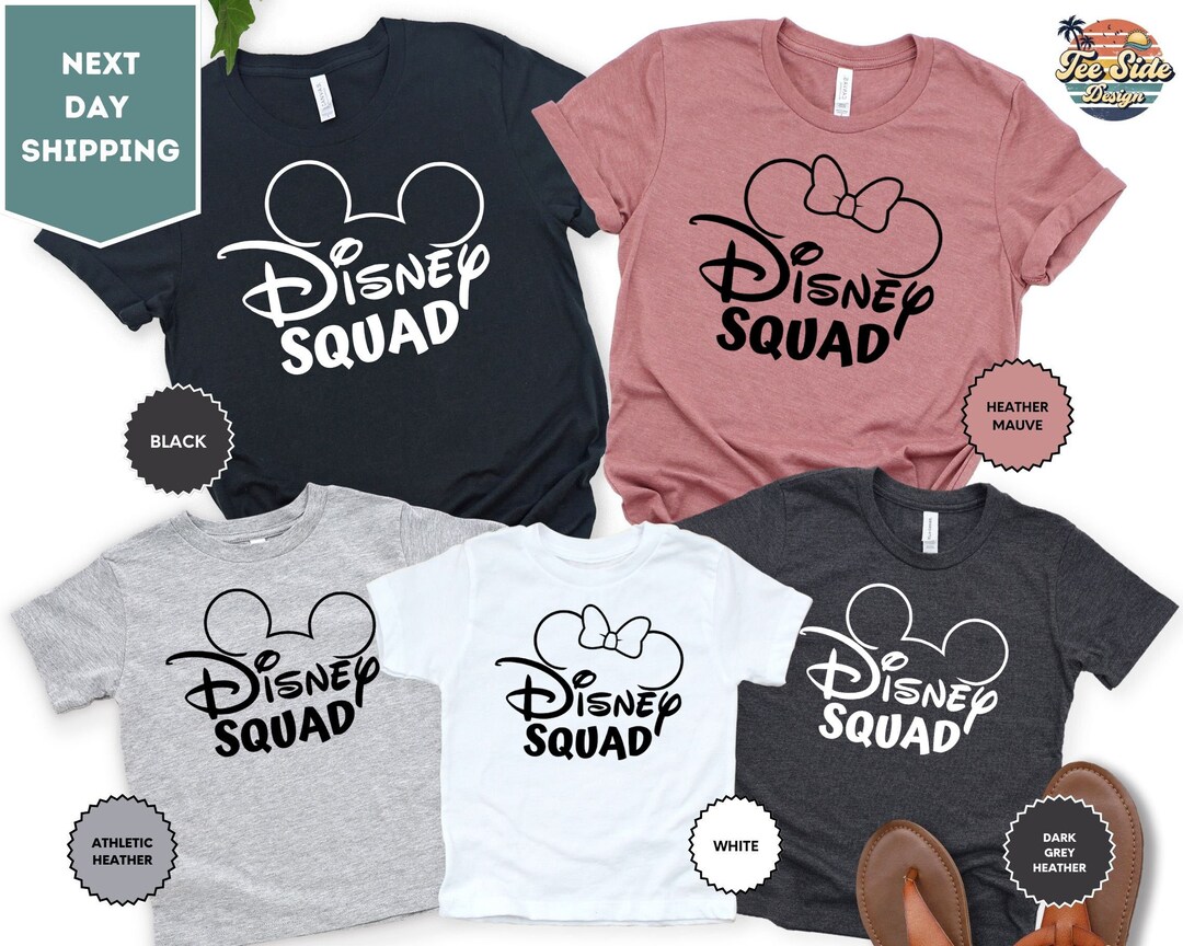 Disney Squad Shirt, Disney Squad Shirt, Disney Trip, Disney Trip Shirt ...