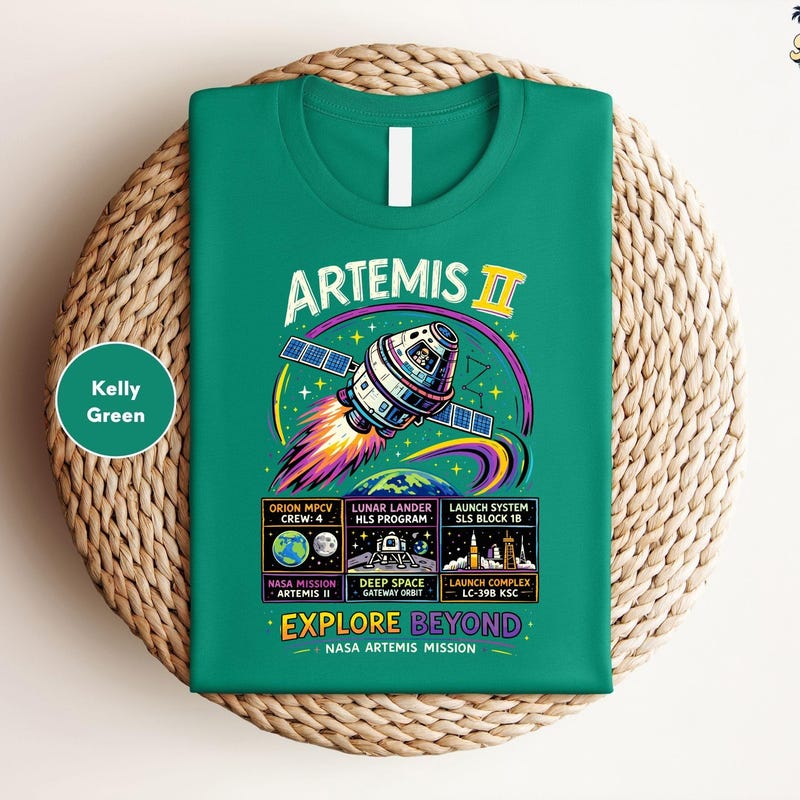 Artemis 2 Merchandise - Etsy