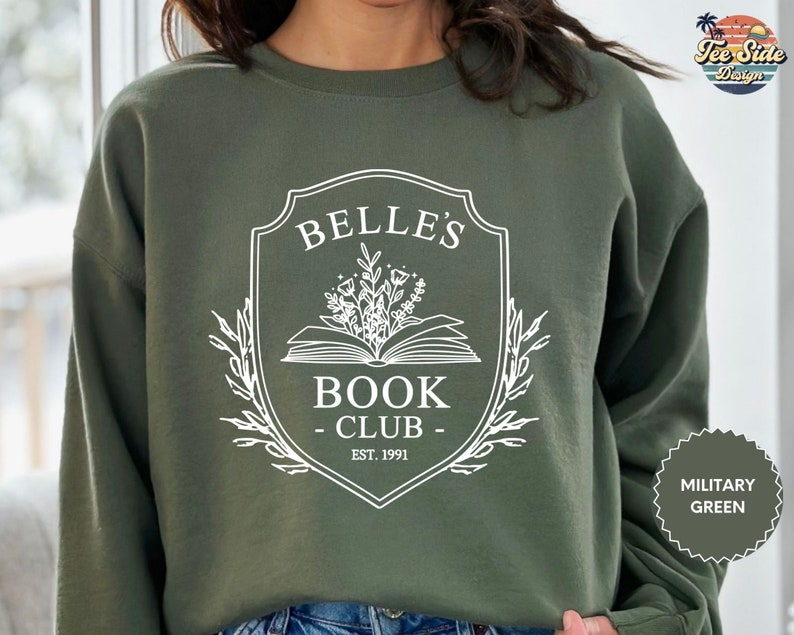 Belle's Book Shop Sweatshirt, Belle Princess Sweat, Beauty and the ...