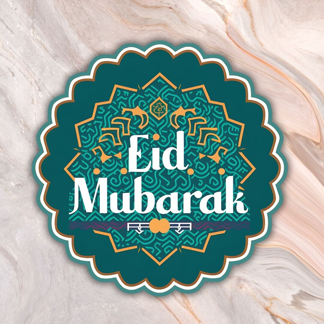 Illuminate Your Eid Celebrations: Exclusive 'eid Mubarak' Sticker ...