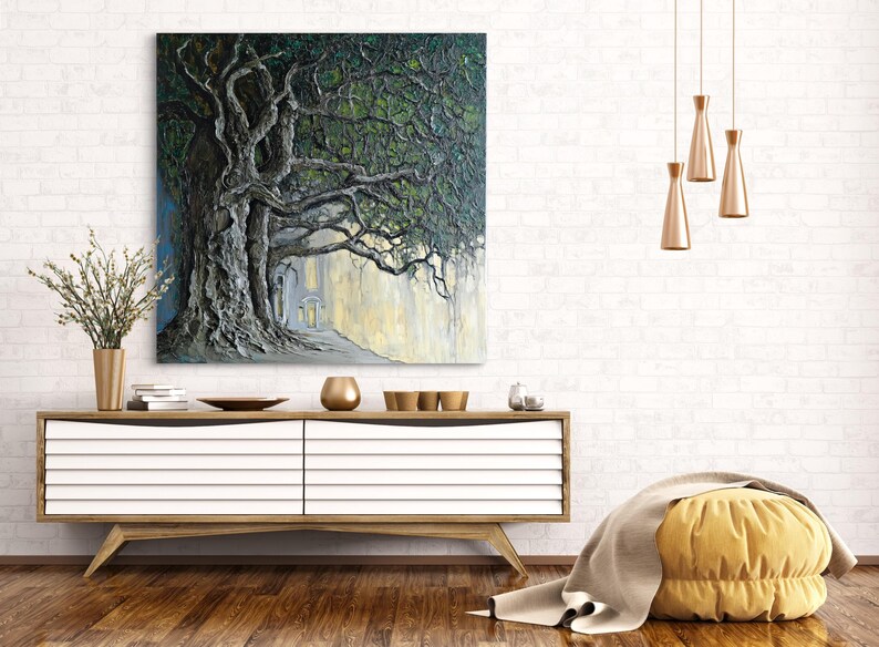 Majestic Old Tree Digital Art - Instant Download | Large Canvas Prints ...