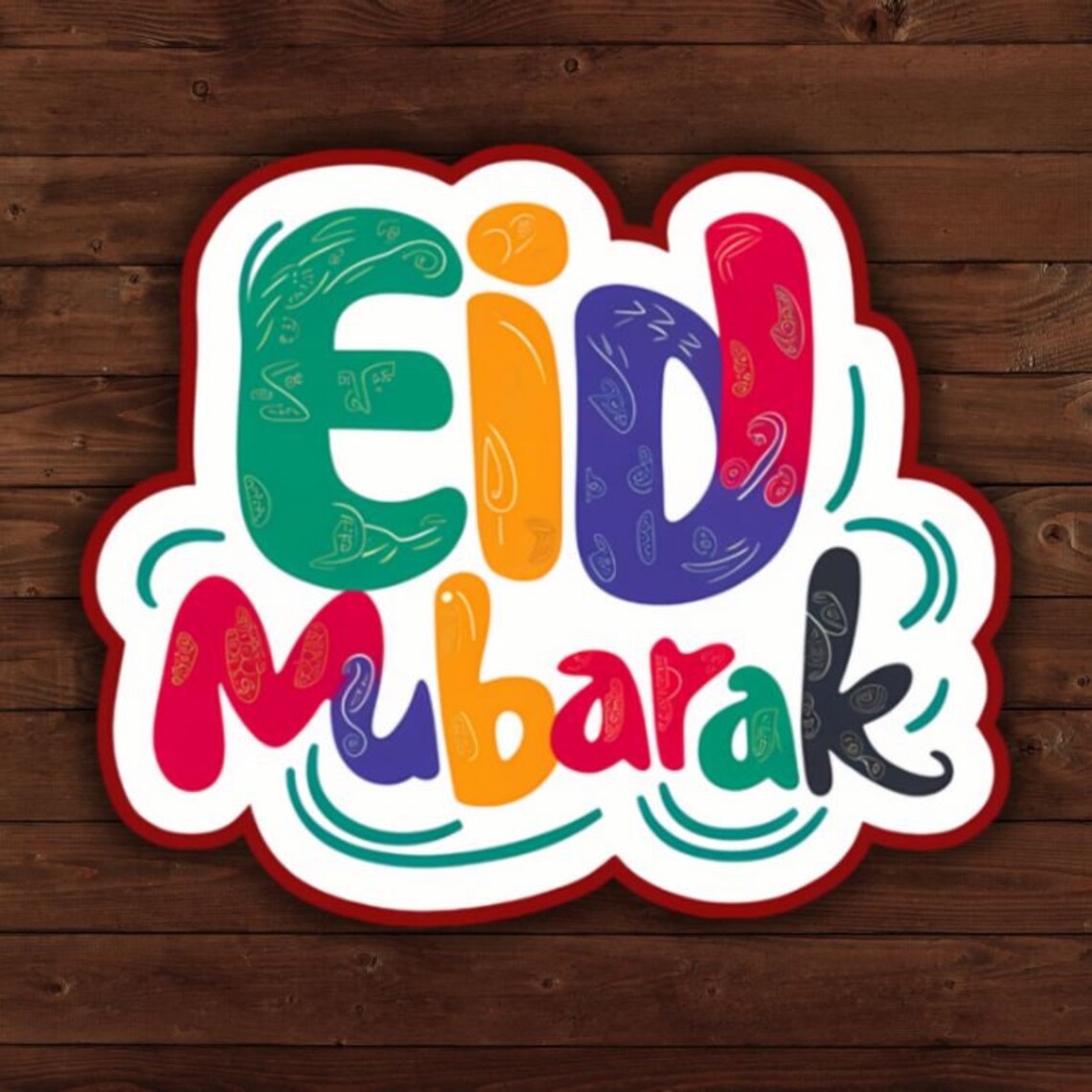 Illuminate Your Eid Celebrations: Exclusive 'eid Mubarak' Sticker ...