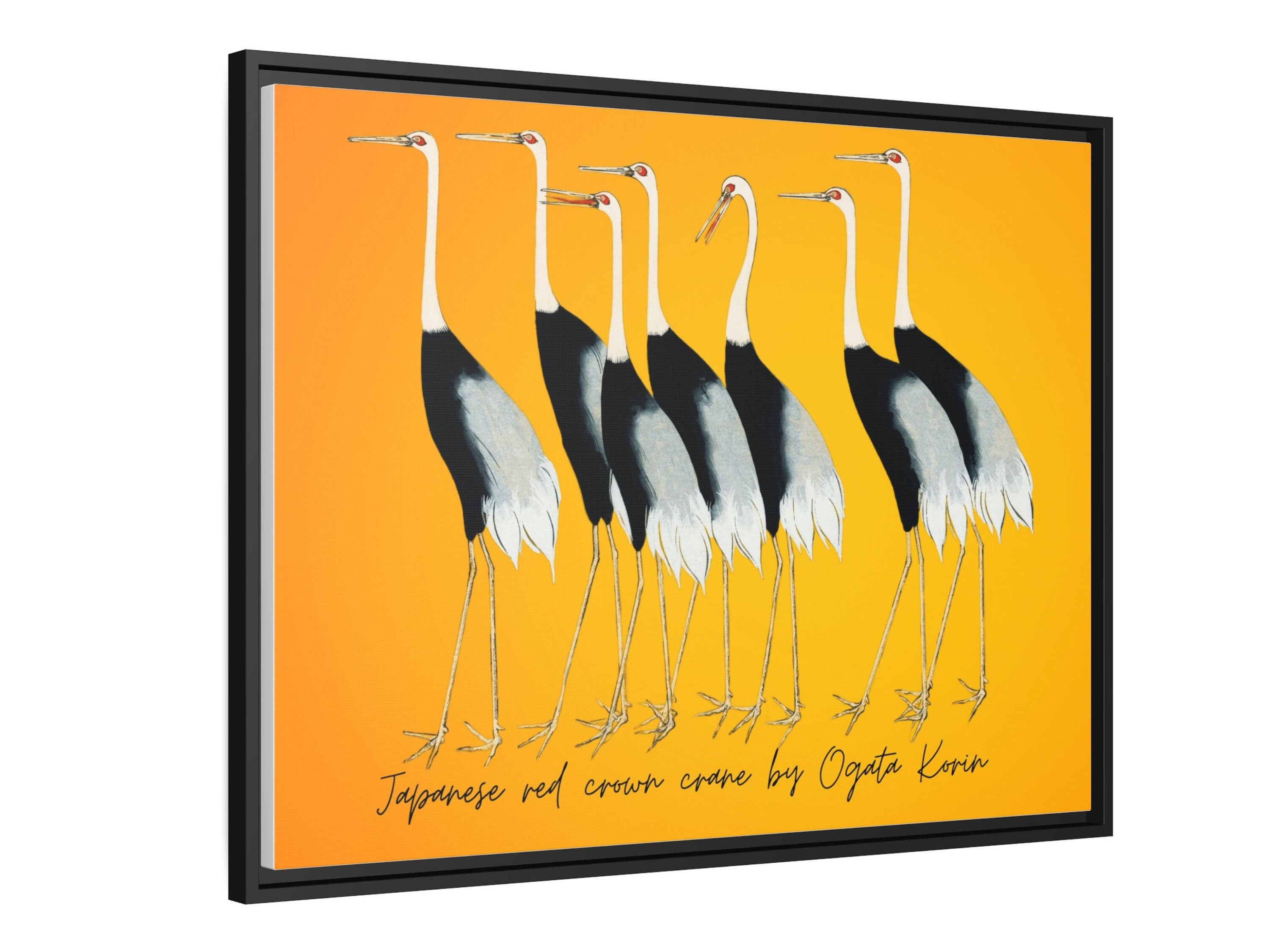 Ogata Korin Japanese Red-crowned Cranes Digital Print - Japandi Style ...