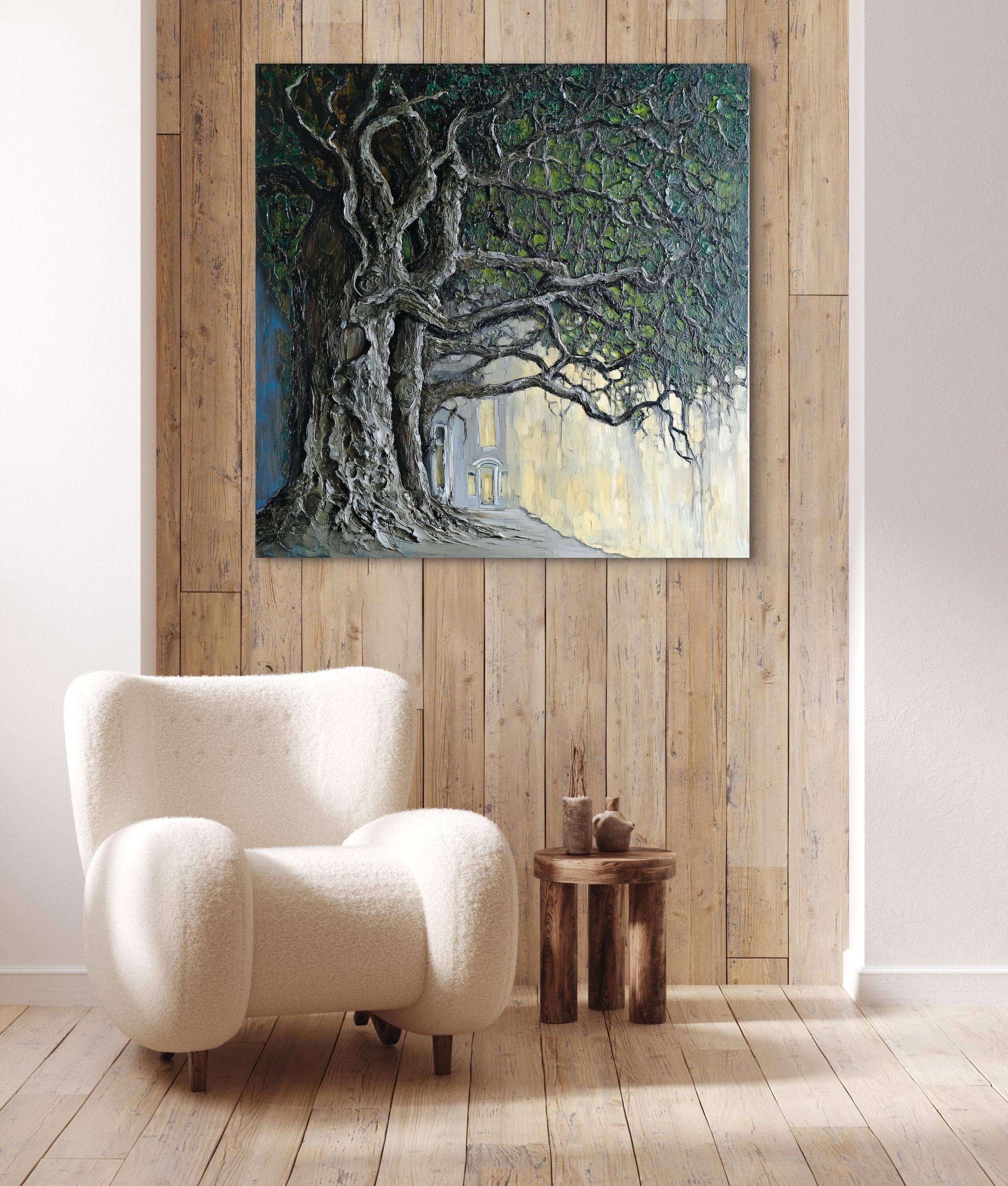 Majestic Old Tree Digital Art - Instant Download | Large Canvas Prints ...