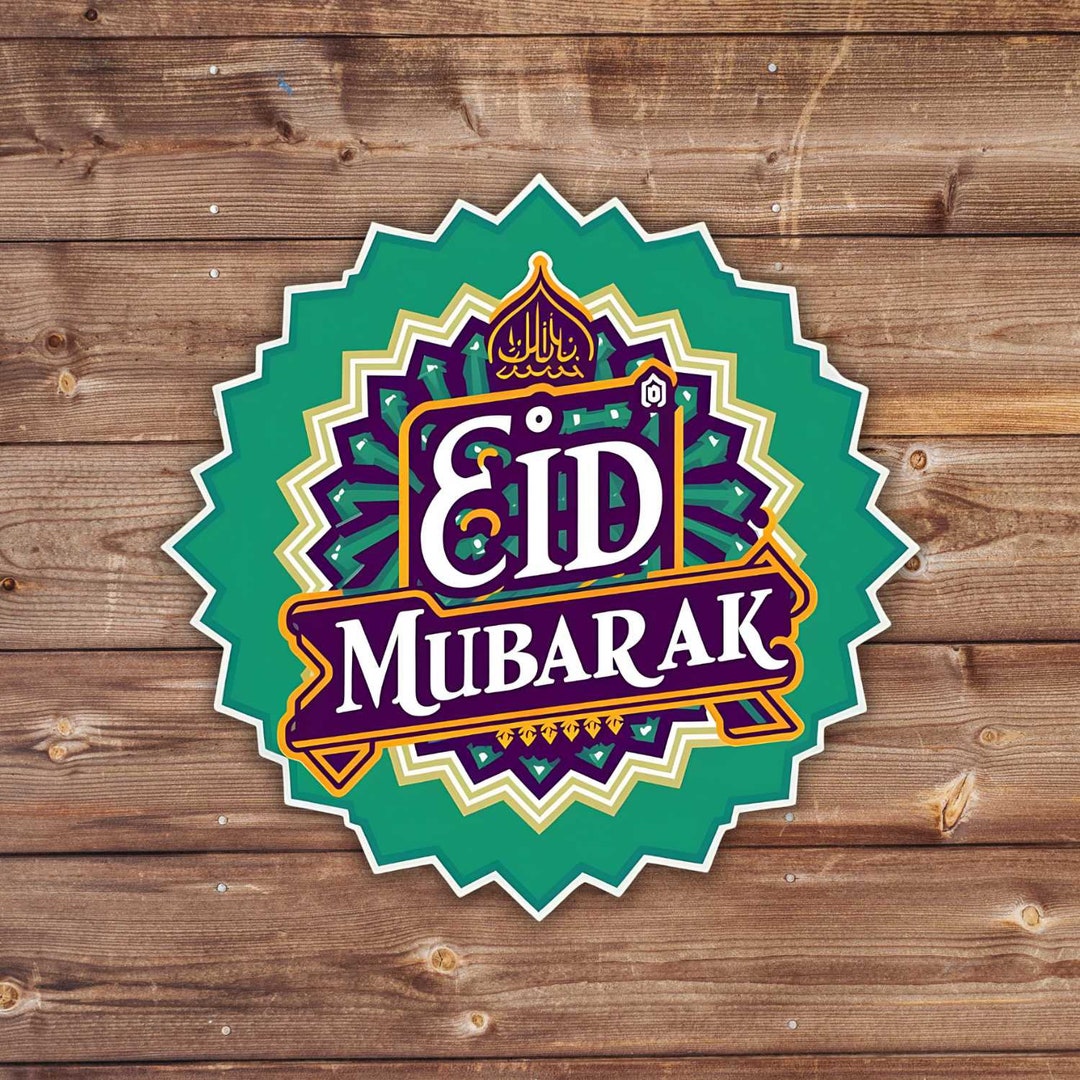Eid Mubarak Sticker: Illuminate Your Eid Celebrations - Digital & High ...