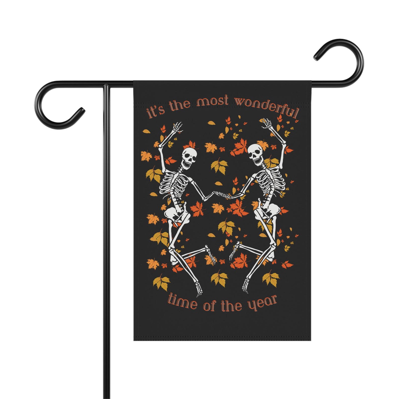 Garden Flag,spooky Skeleton Halloween Decor,outdoor Banner,yard Sign ...