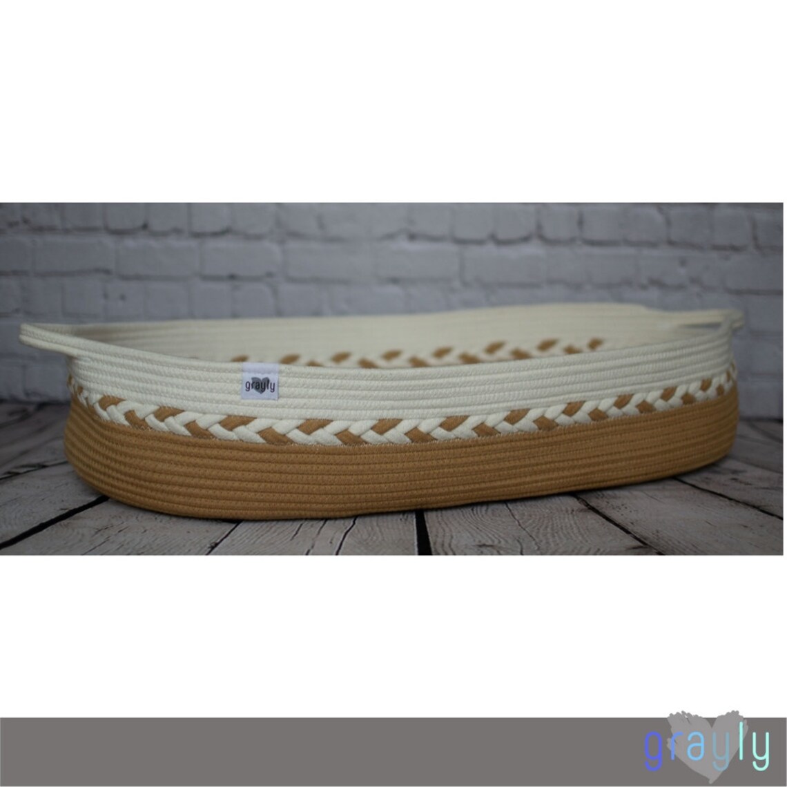 Grayly Handmade Portable Baby Diaper Changing Basket/ Moses - Etsy