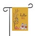 Spooky Fall Halloween Dog Garden Flag - Autumn Yard Decor for Pet ...
