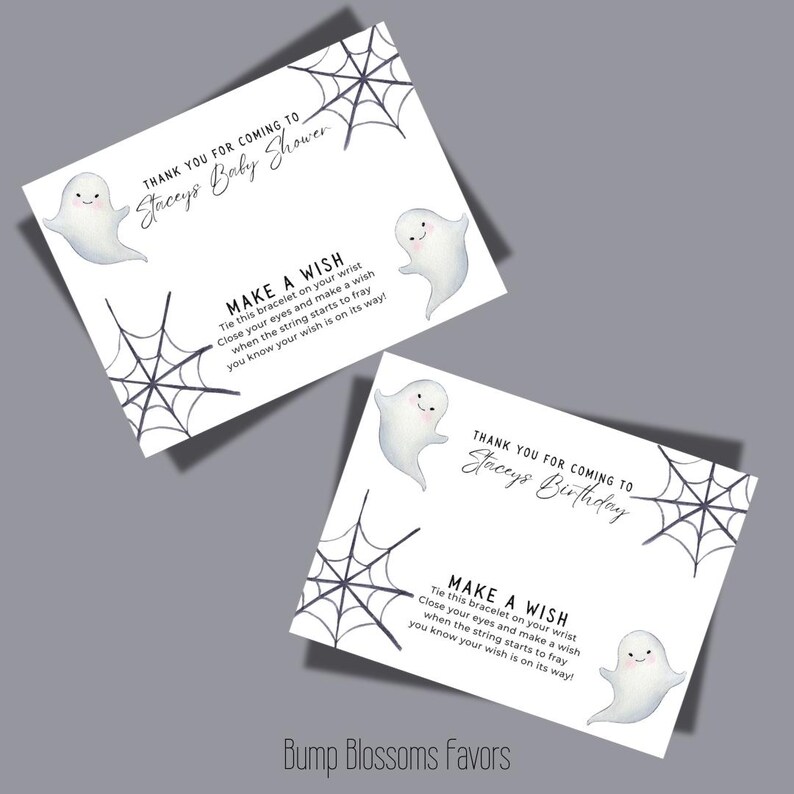 A BOO is Due Ghost Baby Shower Favor, Baby Shower or Birthday Wish ...
