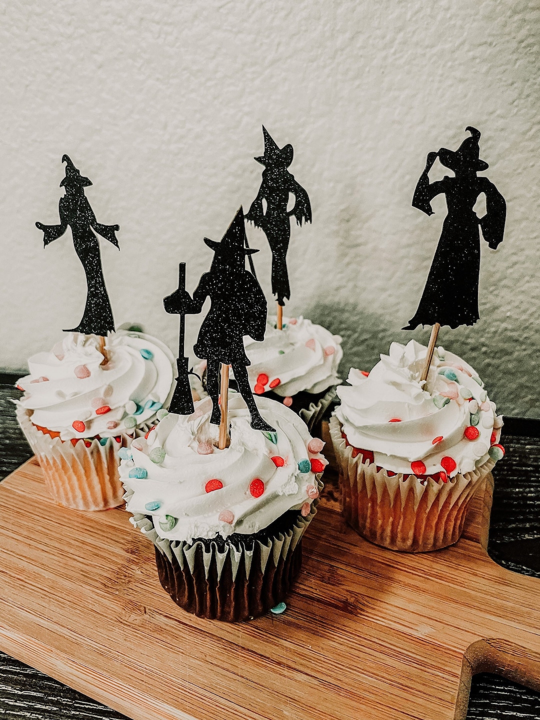 Witch Cupcake Toppers, A Baby is Brewing Baby Shower Cupcake Toppers ...